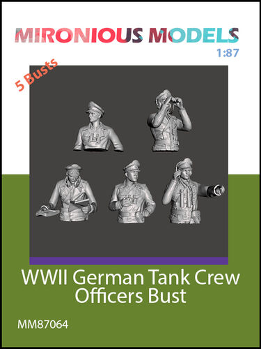 Mironious Models 87064 WWII German Tank Crew Officers Bust
