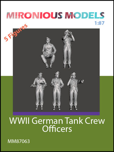 Mironious Models 87063 WWII German Tank Crew Officers