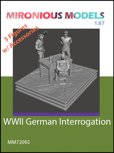 Mironious Models 87092 WWII German Interrogation