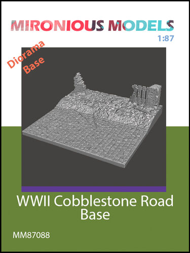 Mironious Models 87088 WWII Cobblestone Road Base