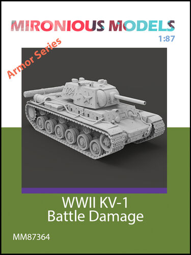 Mironious Models 87364 WWII KV-1 Battle Damage