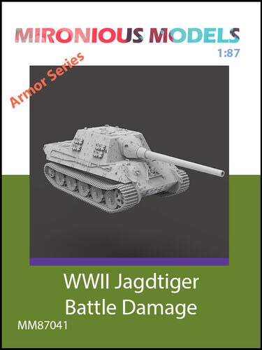 Mironious Models 87041 WWII Jagdtiger Battle Damage