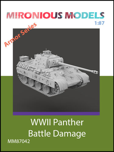 Mironious Models 87042 WWII Panther Battle Damage