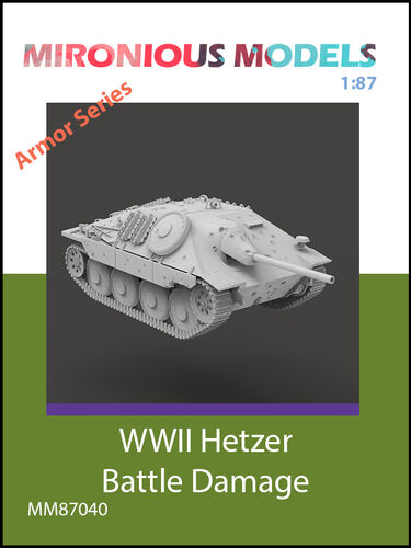 Mironious Models 87040 WWII Hetzer Battle Damage