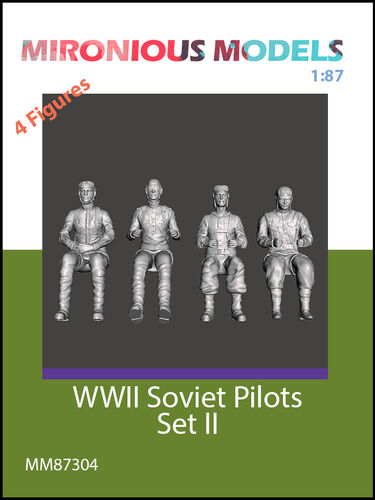 Mironious Models 87304 WWII Soviet Pilots Set II