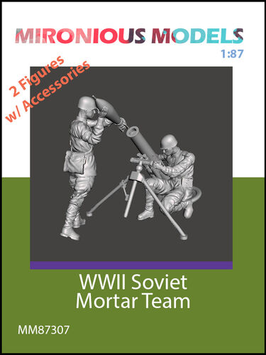 Mironious Models 87307 WWII Soviet Mortar Team