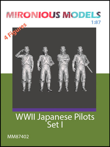 Mironious Models 87402 WWII Japanese Pilots Set I
