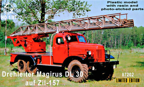 ZZ Modell 87202 Aerial Ladder Magirus DL30 on Zil-157 (Limited Edition)