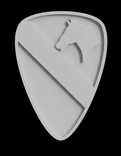 Dynamo-Models A90010-40 US 1st Cavalry Division Plaque