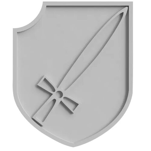 Dynamo-Models A90518-25 18th SS Volunteer Panzergrenadier Division Horst Wessel Plaque