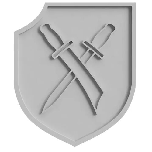 Dynamo-Models A90528-40 28th SS Volunteer Grenadier Division Wallonien Plaque