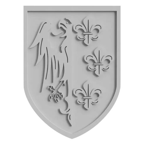 Dynamo-Models A90533-40 33rd Waffen Grenadier Division Of The SS Charlemagne (Type I) Plaque