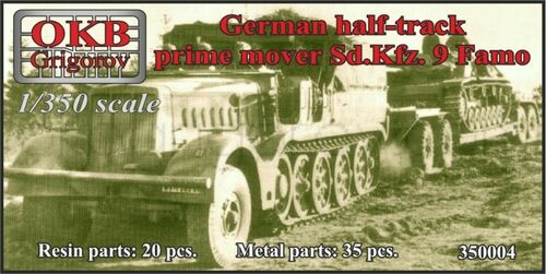 DISCONTINUED OKB Grigorov V350004 German half-track prime mover Sd.Kfz. 9 Famo (5 pieces)