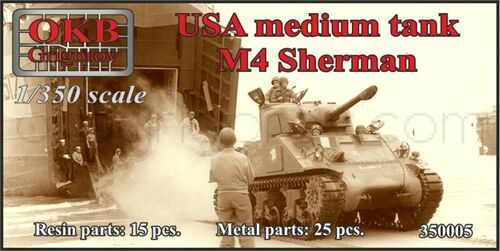 DISCONTINUED OKB Grigorov V350005 USA medium tank M4 Sherman (5 pieces)