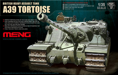 Meng Model TS002 British A-39 Tortoise Heavy Assault Tank