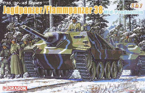 Dragon 6845 Jagdpanzer/Flammpanzer 38 Mid-Production (2 In 1)