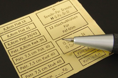 Hauler U35069 German ammo boxes-airbrush templates