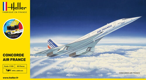 Heller 56445 Concorde Air France - Starter Set
