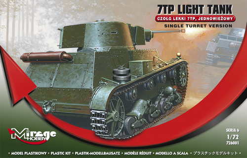 Mirage-Hobby 726001 7TP Light Tank Single Turret Version