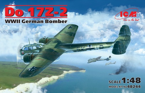 ICM 48244 Do 17Z-2, WWII German Bomber (100% new molds)