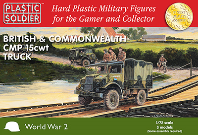 The Plastic Soldier Company WW2V20024 Canadian Military Pattern 15cwt trucks