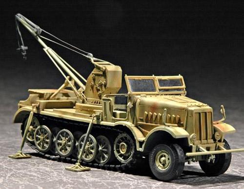 Trumpeter 07251 Drehkran 6t auf Zugkraftwagen 18t (Sd.kfz.9/1)