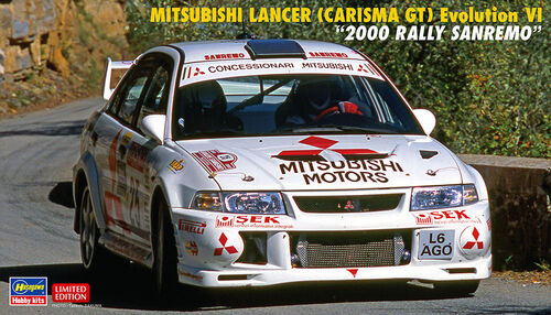 Hasegawa 20712 Mitsubishi Lancer (Carisma GT) Evolution VI '2000 Rally Sanremo'