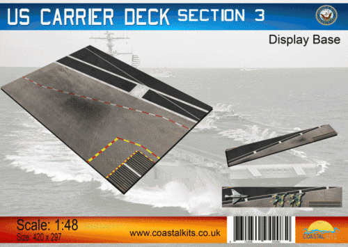 Coastal kits S363-48 1:48 US Carrier Deck Section 3 420 x 297mm