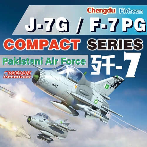 Freedom Model Kits 162043 Chengdu J-7 G / PG Fishcan (Compact Series)