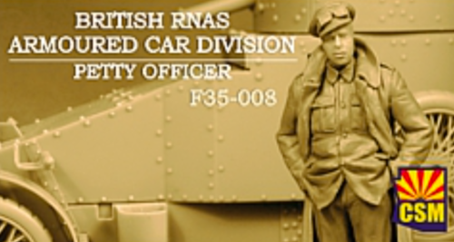 Copper State Models F35-008 British RNAS Armoured Car Division Petty Officer