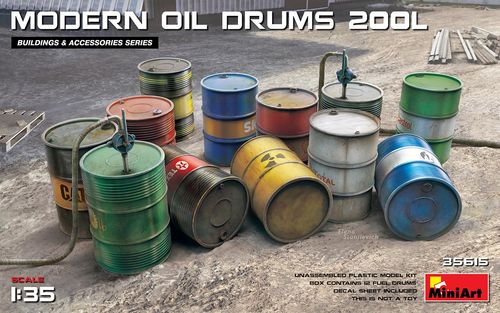 MiniArt 35615 Modern Oil Drums 200L