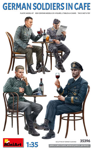 MiniArt 35396 German Soldiers In Cafe