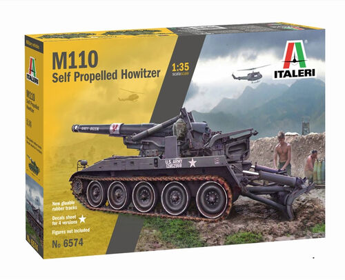 Italeri 6574 M110 Self Propelled Howitzer