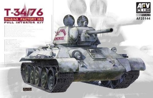 AFV Club 35144 T-34/76 1942/43 Factory 183 Full Interior Kit
