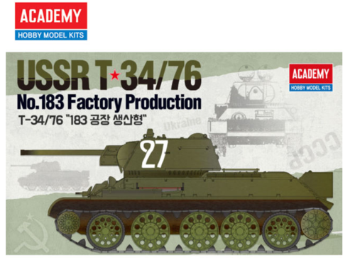 Academy 13505 T-34/76 No.183 Factory Production