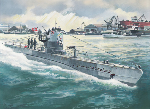ICM S010 German Submarine U-Boat Type IIB (1943)