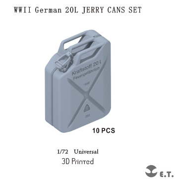 ET Model P72-001 German WWII 20L Jerry Cans Set