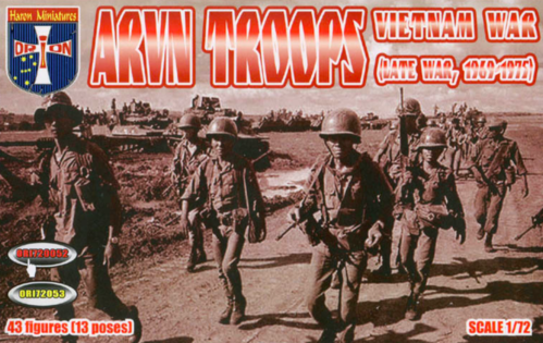 Orion 72052 Vietnam War ARVN troops late war, 1969-1975