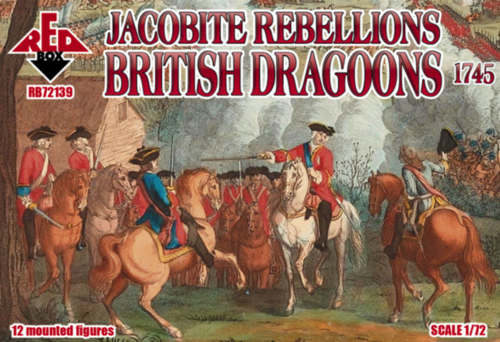 Red Box 72139 Jacobite Rebellion. British dragoons 1745