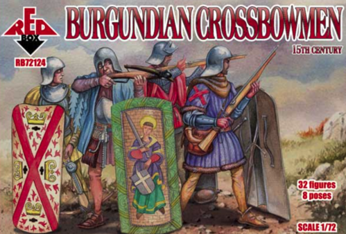 Red Box 72124 Burgundian crossbowmen. 15 cent