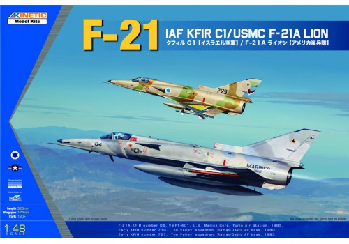Kinetic 48053 F-21 IAF KFIR C1/USMC F-21A Lion