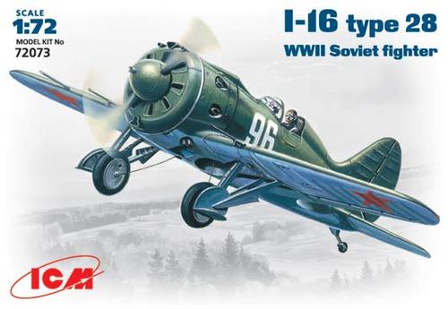 ICM 72073 I-16 type28 WWII Soviet fighter