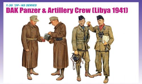 Dragon 6693 DAK Panzer & Artillery Crew (Libya 1941)