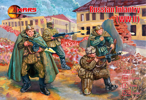 Mars 72115 Russian WWII Infantry