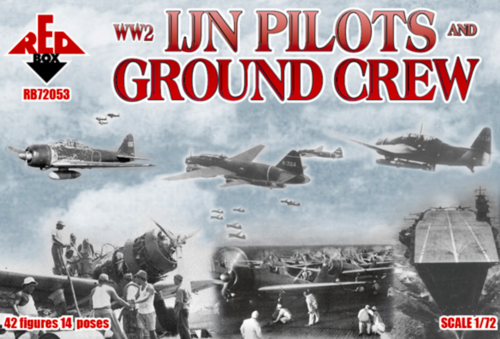 Red Box 72053 WW2 IJN pilots and ground crew