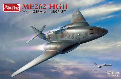Amusing Hobby 48A003 Me262 HGIII WWII German Aircraft