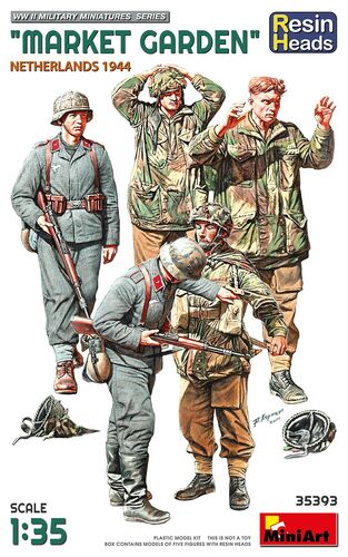 MiniArt 35393 "Market Garden" Netherlands 1944. Resin Heads