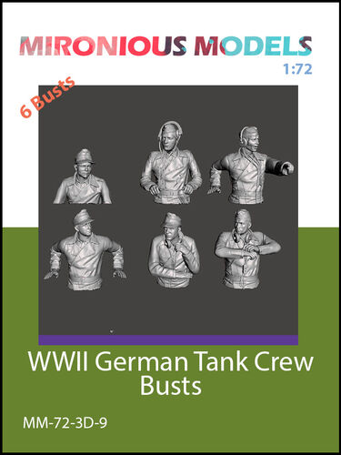 Mironious Models 72009 WWII German Tank Crew Bust