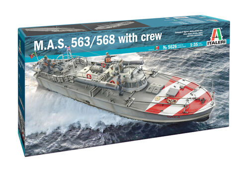 Italeri 5626 M.A.S. 563/568 with crew
