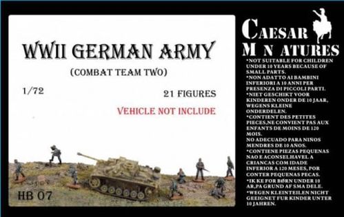 Caesar Miniatures HB07 WWII Germans Army Combat Team Two